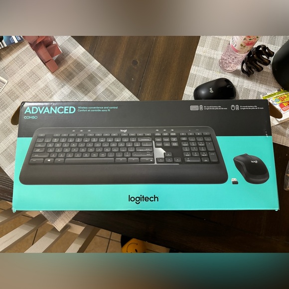 Logitech Computers Laptops And Parts Logitech Advanced Keyboard And Mouse Combo Wireless Usb